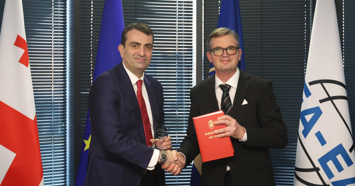 Davit Asatiani hosted the head of the Oslo branch of the Norwegian Bar ...